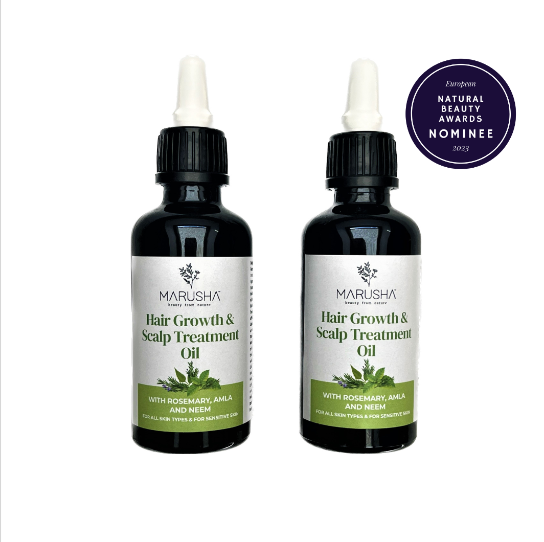 Rozmarīna eļļa matiem matu augšanai | Komplekts – MARUSHA